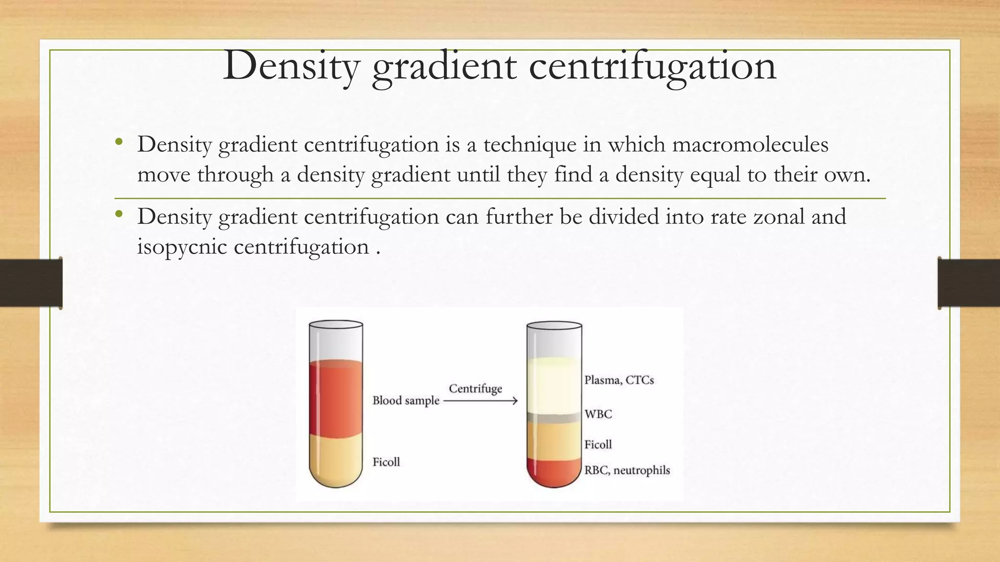 Centrifugation notes slideshare | PPTX