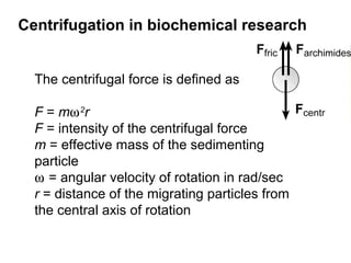 Centrifugation Lecture | PPT