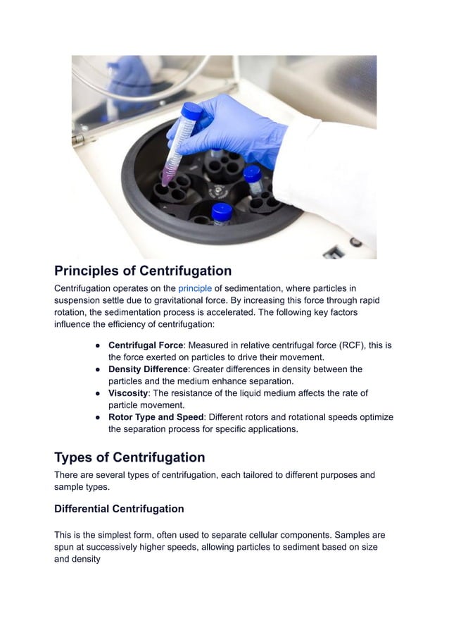 Centrifugation_ Principles, Types, and Applications.pdf
