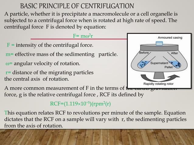Centrifugation | PPTX