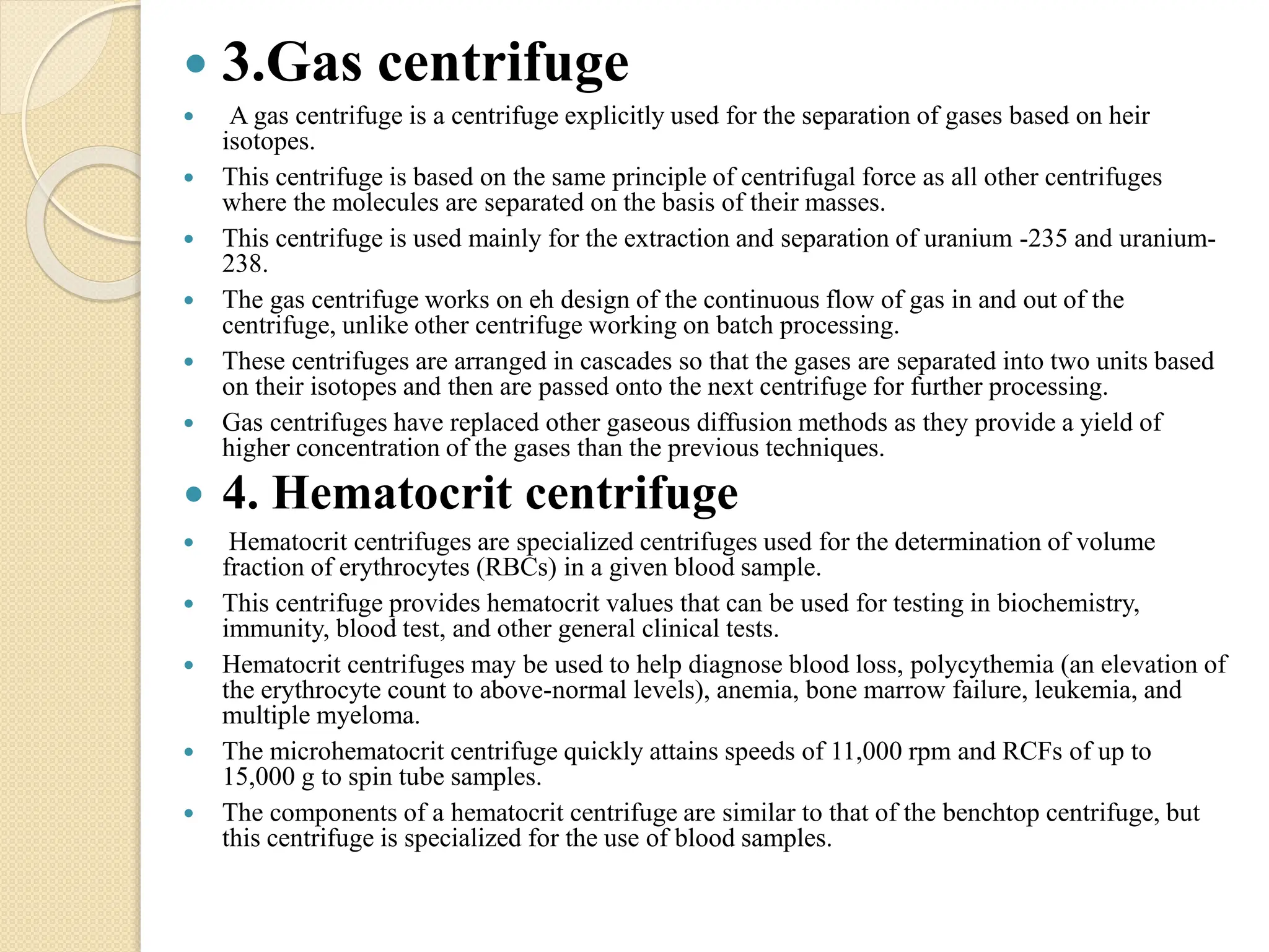 CENTRIFUGE INSTRUMENT- A MEDICAL BIOLOGY | PPTX
