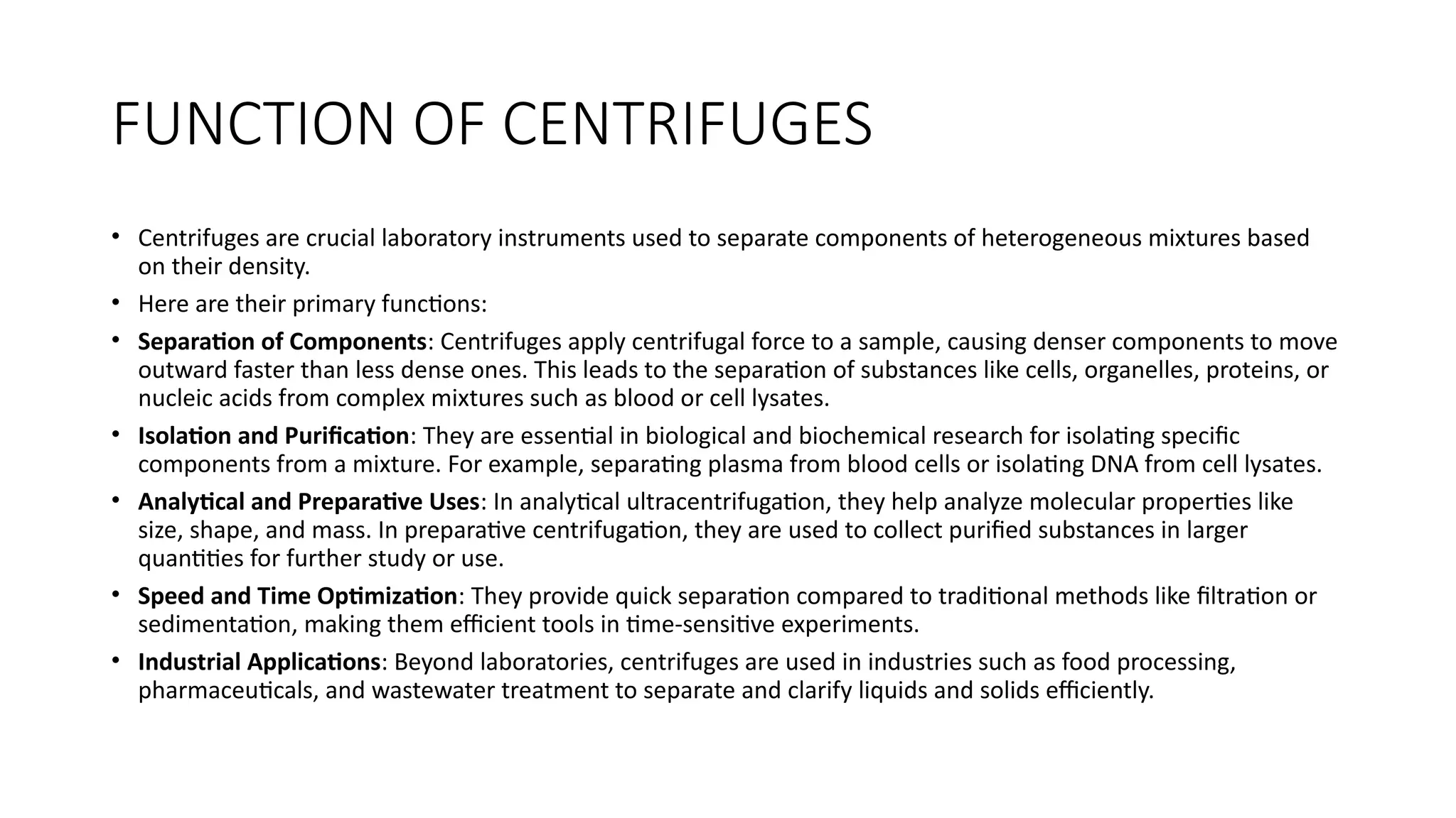 CENTRIFUGE.pptx in the laboratory equipment | PPTX