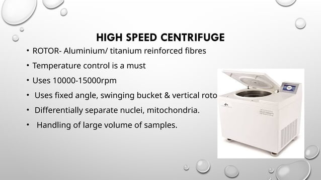 CENTRIFUGE, TYPES ,USES AND ITS APPLICATION.pptx