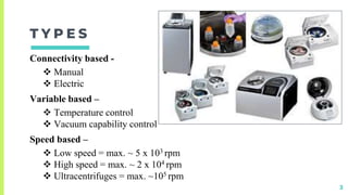 CENTRIFUGE MACHINE | PPTX