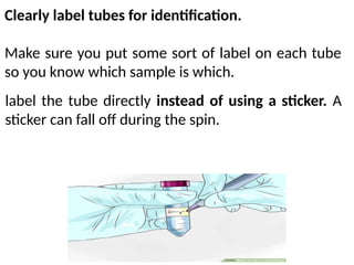 Centrifuge machines and their handling, types (1).pptx