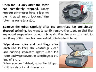 Centrifuge machines and their handling, types (1).pptx