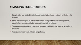 centrifugation and its type and techniques | PPTX