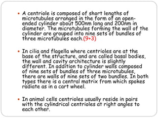 Centrioles... cell organelle. | PPTX