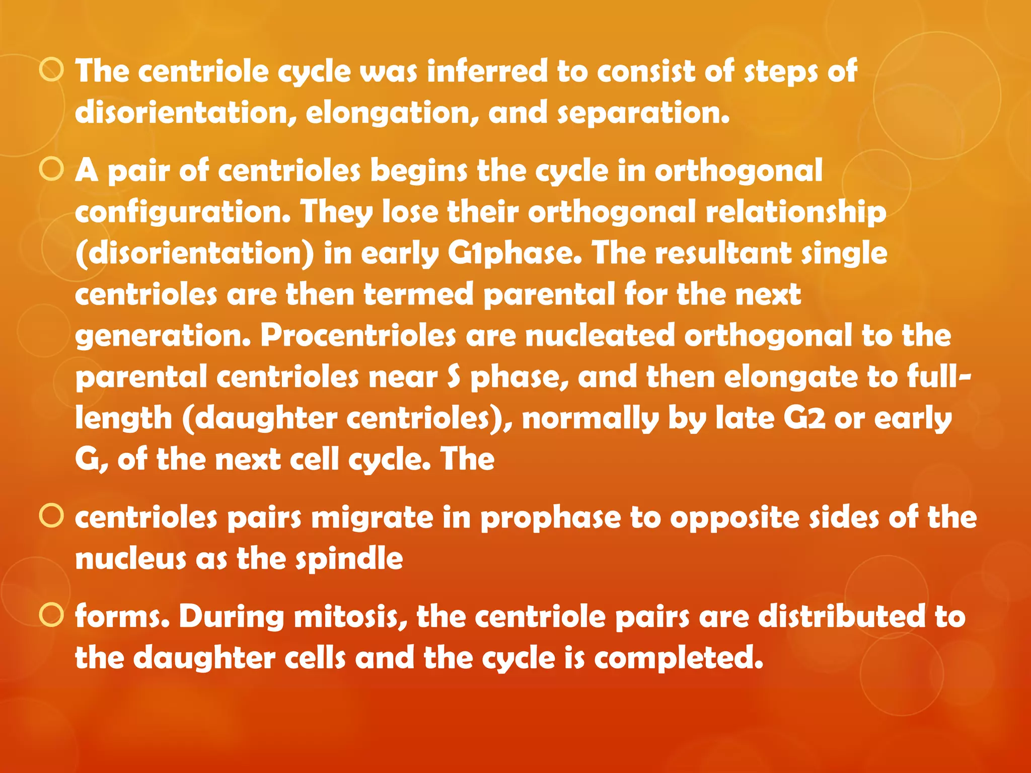 Centrioles replication | PPT