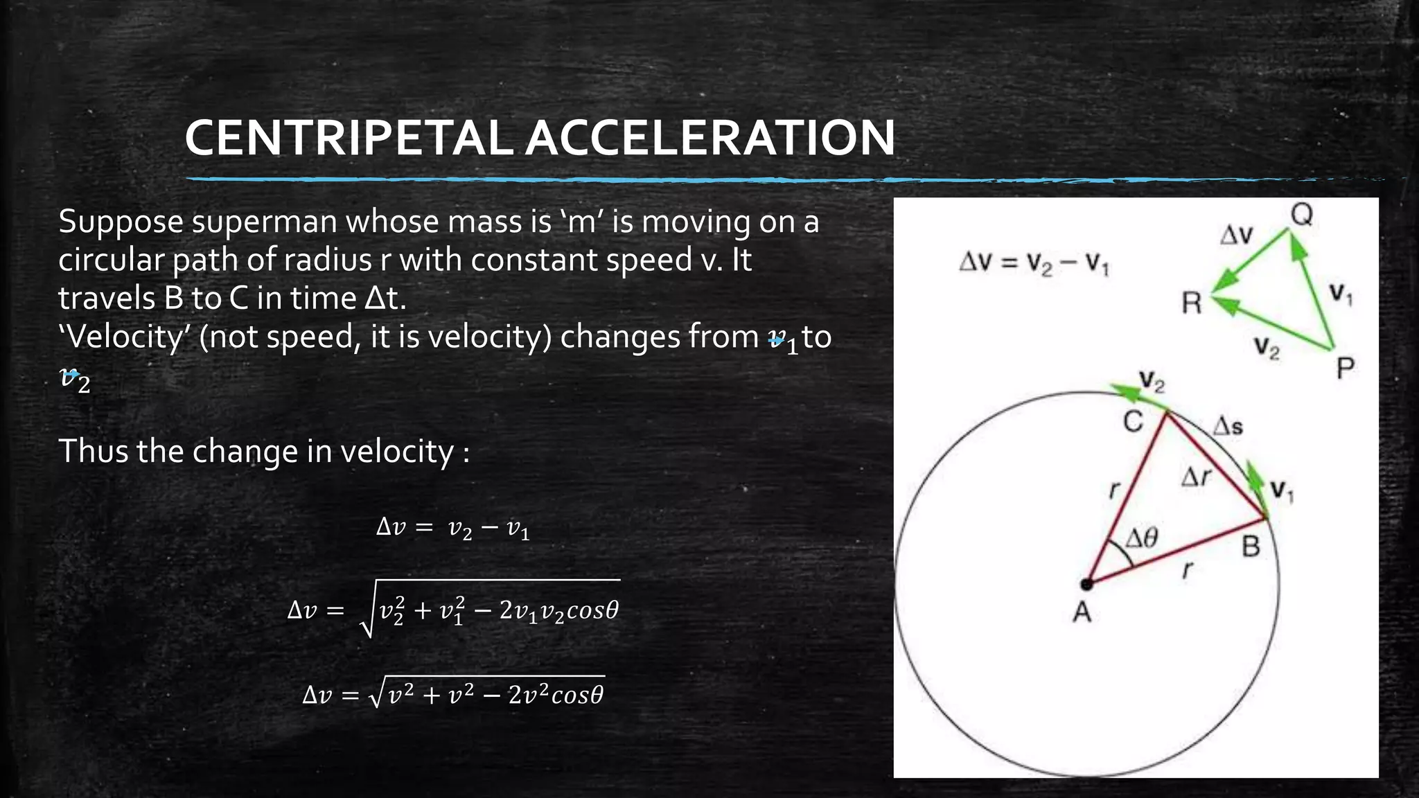 Centripetal acceleration | PPTX
