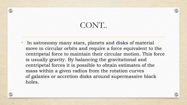Centripetal and centrifugal forces | PPTX | Physics | Science
