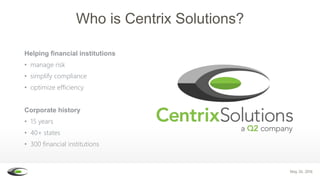 Centrix Solutions Corporate Overview - Dispute Tracking & Corporate ...