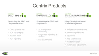 Centrix Solutions Corporate Overview - Dispute Tracking & Corporate ...