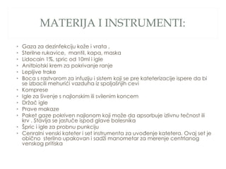 Centrlani venski kateter | PDF