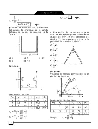 Centro de-gravedad-ejercicios-resueltos | DOC