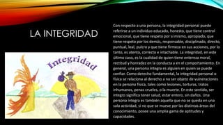 Los valores | PPTX