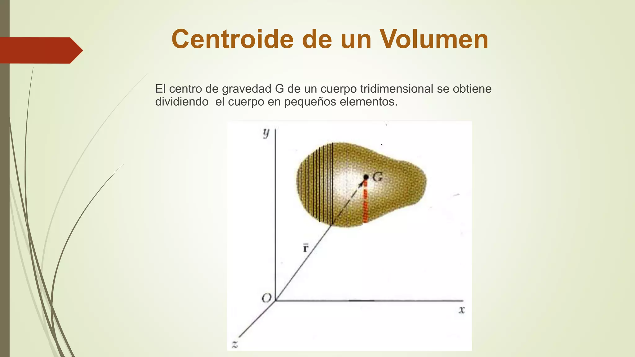 Centro De Gravedad De Un Cuerpo Tridimen Pptx