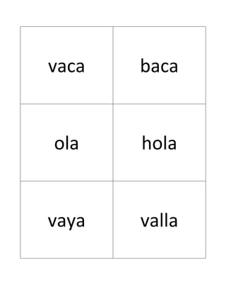 Actividades para palabras homófonas | PDF