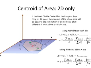 Centroid of a geometric shape for civil engineering structures | PPTX