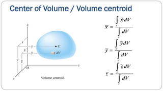 Centroid & Centre of Gravity | PDF