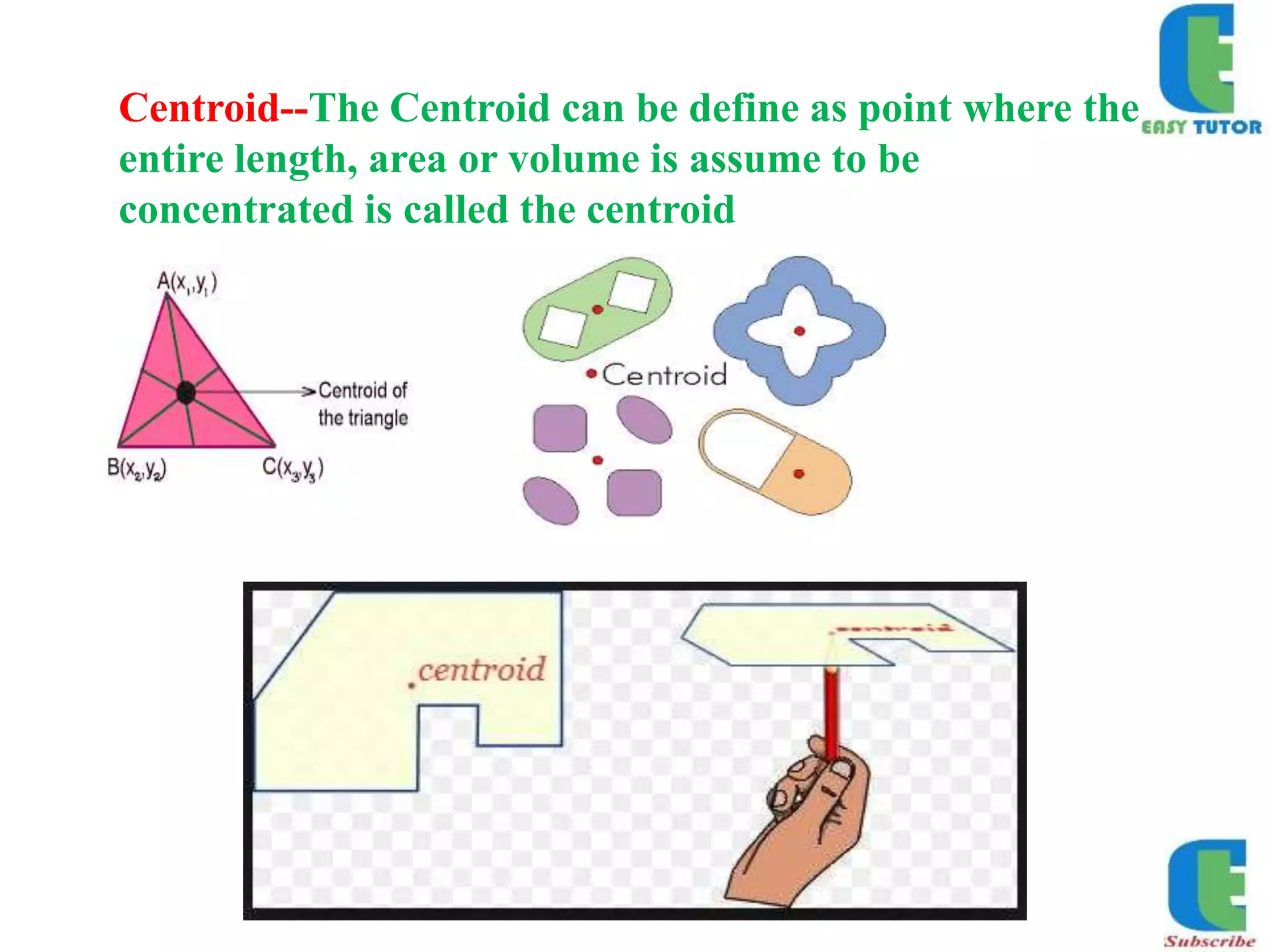 Centroid and centre of gravity | PPTX