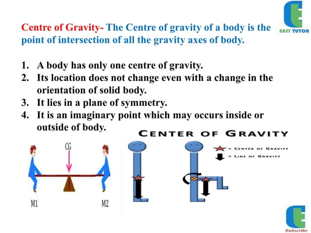 Centroid and centre of gravity | PPTX