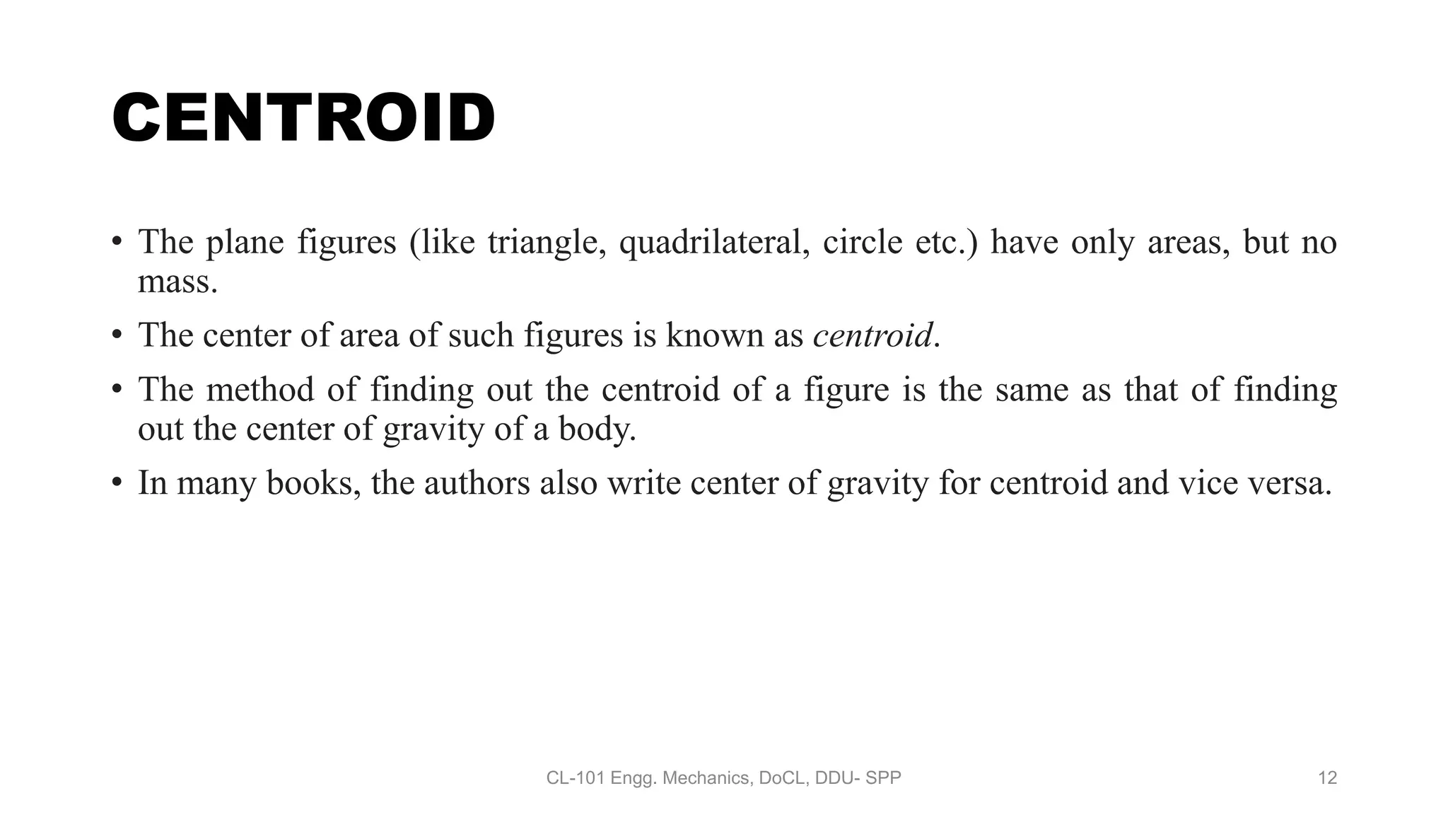 CENTROID AND CENTRE OF GRAVITY SPP.pptx