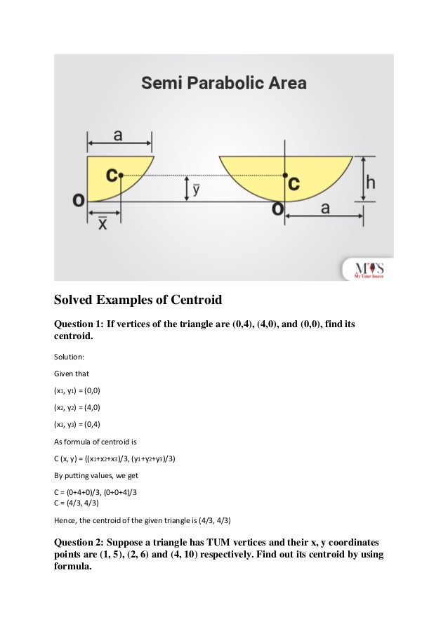Centroid of a Triangle Formula Properties and Example Questions.pdf