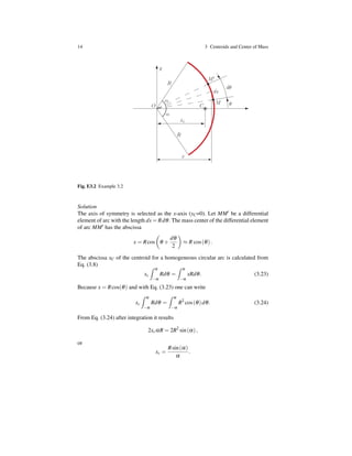 Centroids and center of mass | PDF