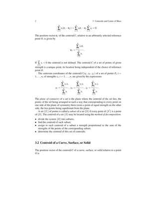 Centroids and center of mass | PDF