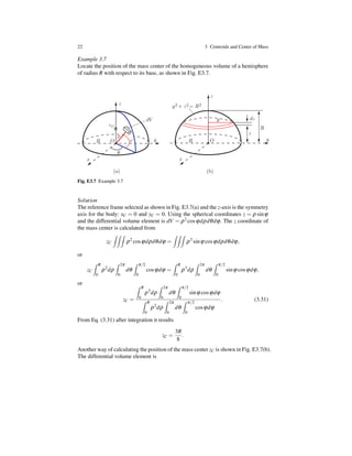 Centroids and center of mass | PDF