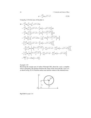 Centroids and center of mass | PDF