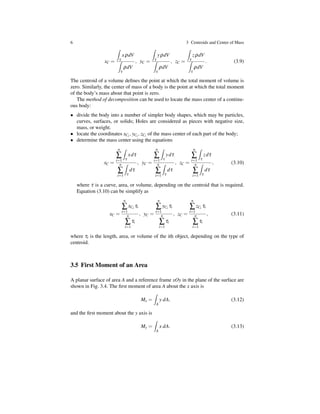 Centroids and center of mass | PDF