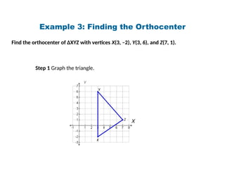 centroid theorem,Make a conjecture about the centroid of a triangle | PPT