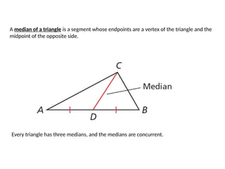 centroid theorem,Make a conjecture about the centroid of a triangle | PPT