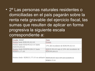 Impuesto Sobre la Renta (ISR) | PPT