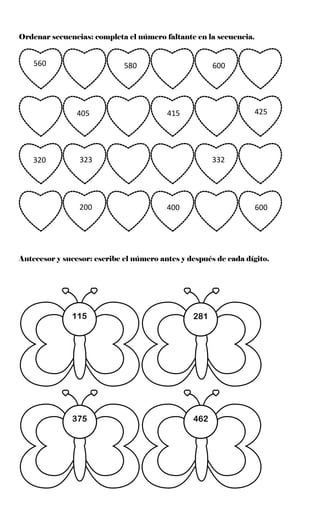 Centro matemática 2°y 3° Día del amor o San Valentín | PDF