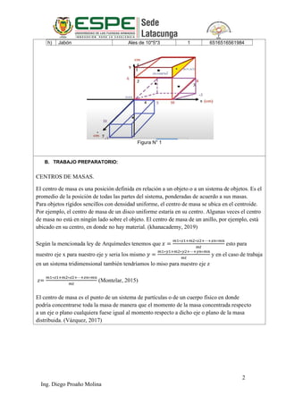 Centros de masa | PDF