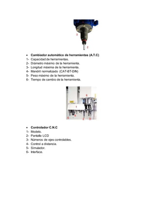 Centros de mecanizado c.n.c | DOCX