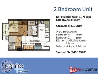 Centro Tower Condominium Cubao Quezon City | PPT