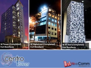 Centro Tower Condominium Cubao Quezon City | PDF