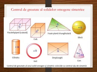 Centru de greutate | PPTX