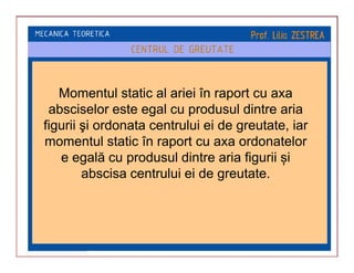 Centrul de greutate | PDF