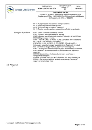 Centurion 240 ec it 2015 11-16 | PDF