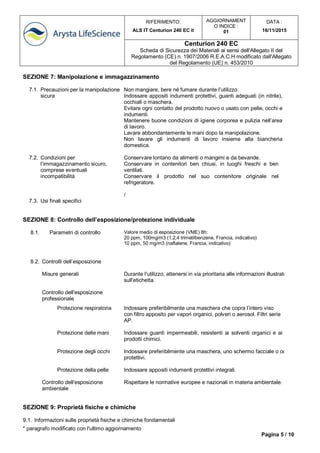 Centurion 240 ec it 2015 11-16 | PDF