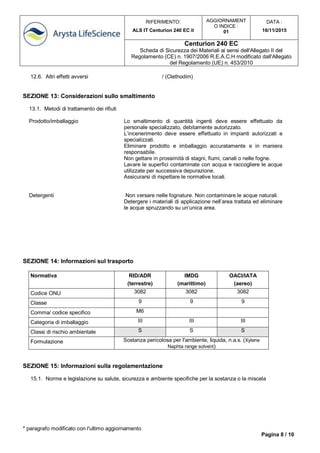Centurion 240 ec it 2015 11-16 | PDF