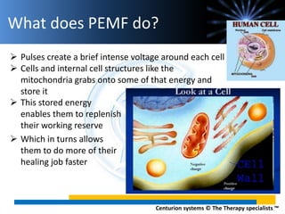 Centurion PEMF slides natural healing of pemf | PPTX