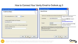 Century 21 vanity email how to find, forward and connect to outlook | PPT