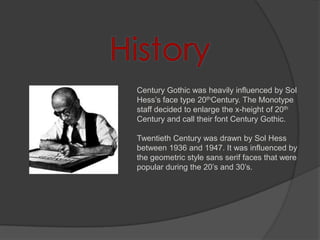 Century gothic | PPTX