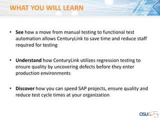 CenturyLink's Game-Changing Strategies for Increasing Project Quality | PPT